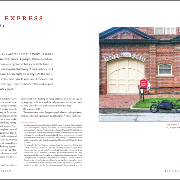 Nuggets of Truth – Pony Express Ride